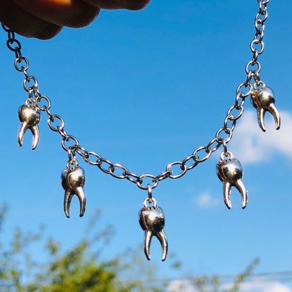 Jewelry | The No Cavities Teeth Or Tooth Fairy Choker | Poshmark
